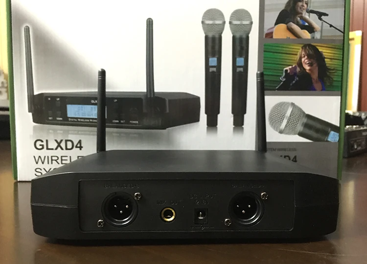 GLXD4 Dual Channel Wireless Handheld Microphone System