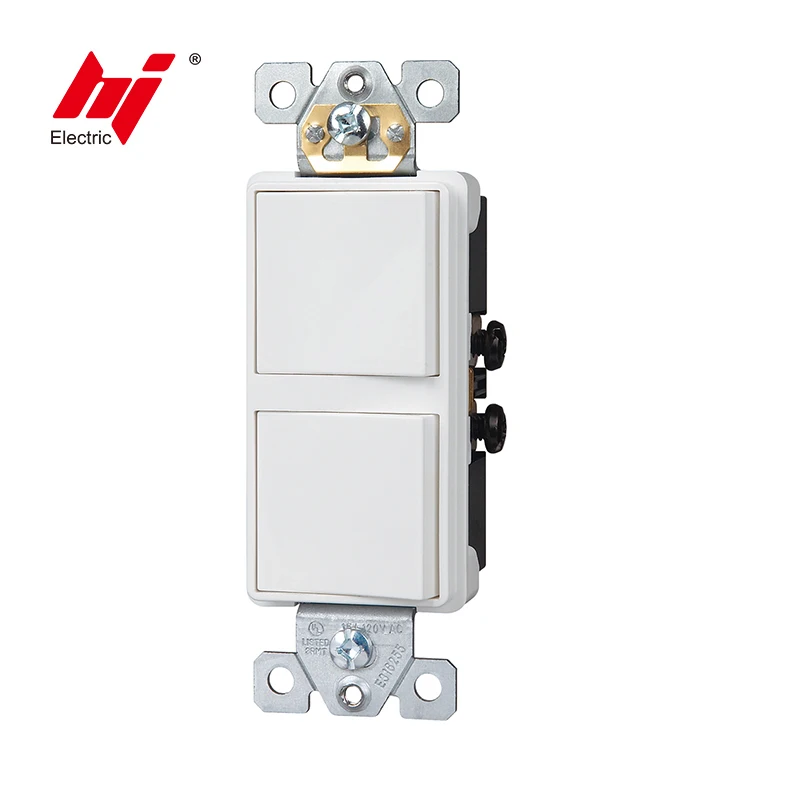 Two-position 15a Power Control Rocker Switch 3-way Decorator Wall ...
