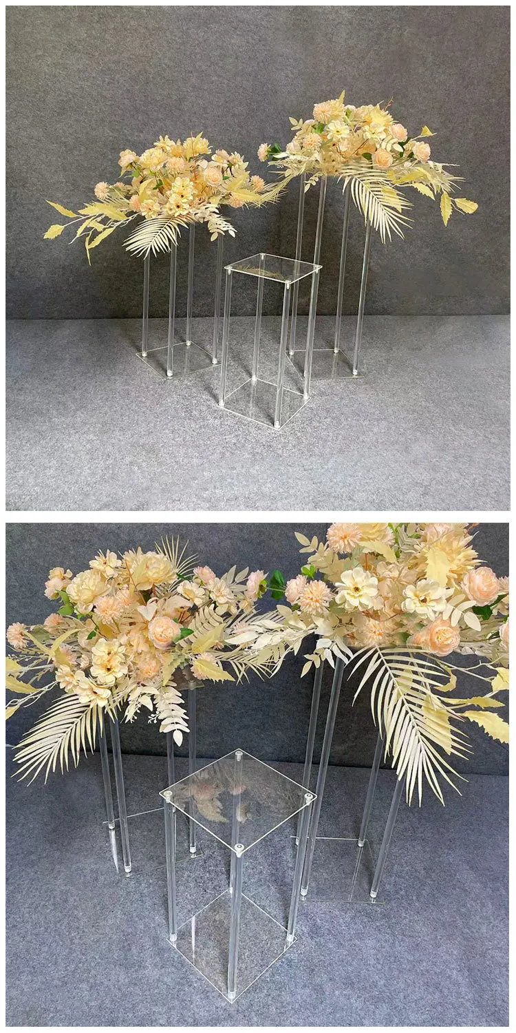 Clear Acrylic Wedding Centerpiece Acrylic Flower Stand Wedding ...