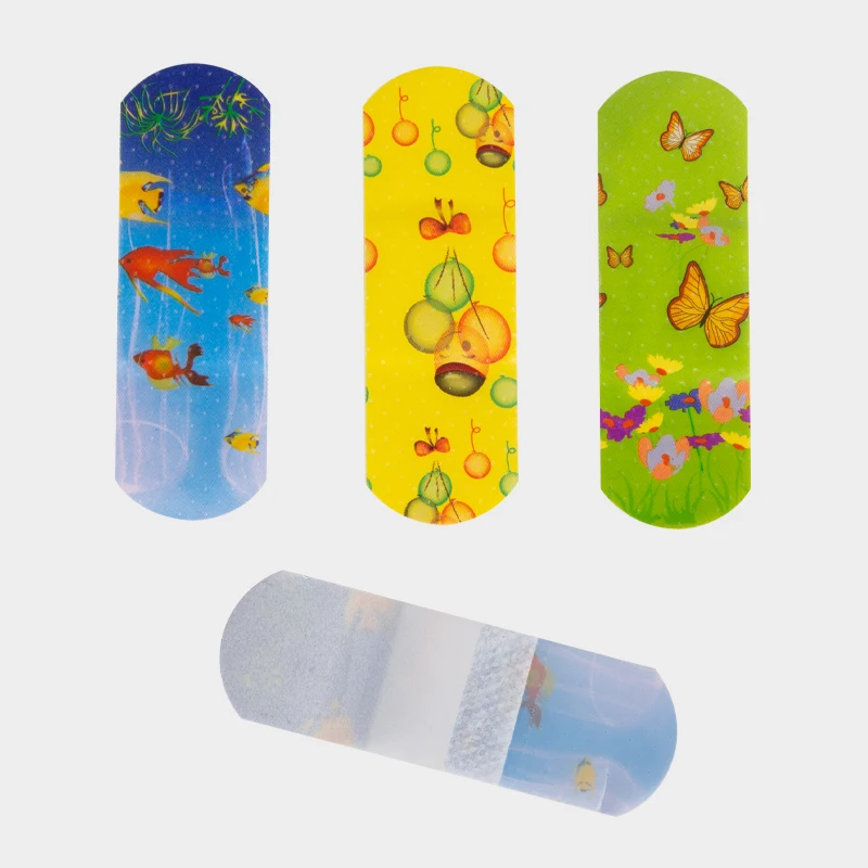 Custom Printed Finger Bandage Cartoon Bandaid for Kids First Aid Kits ...