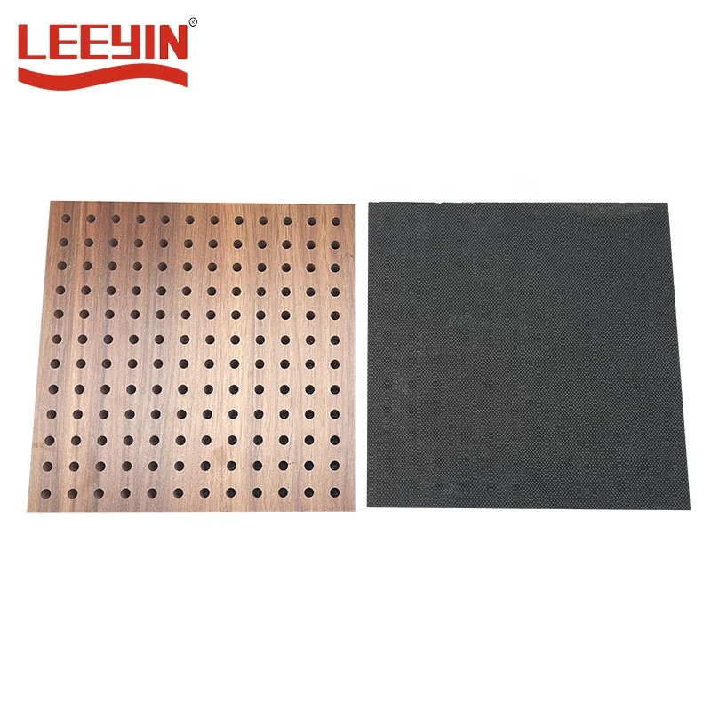 Sound Absorption MDF Perforated Acoustic Panels by Leeyin