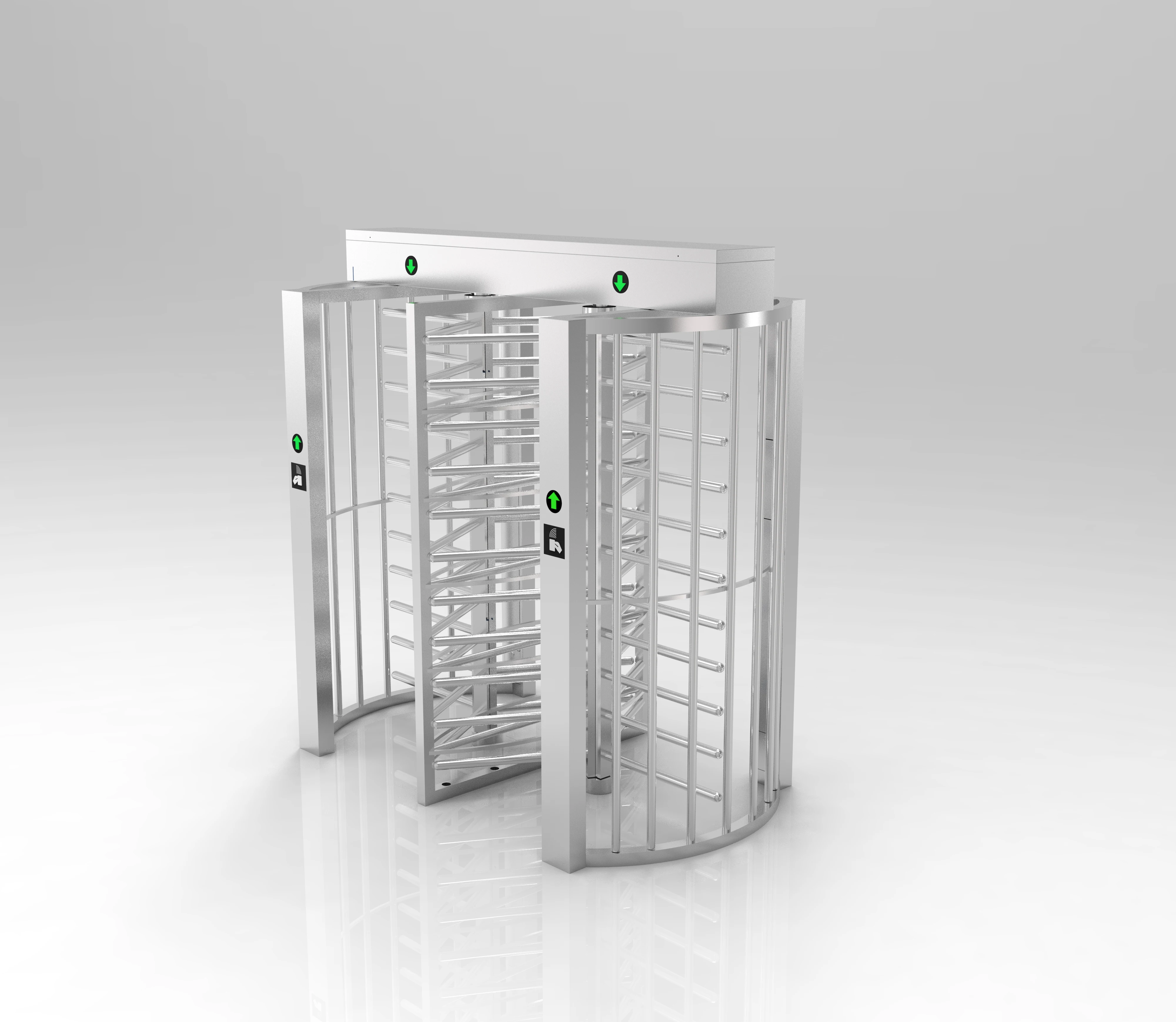 Pedestrian Manual High Security Semiautomatic Full Height Bi-Direction ...