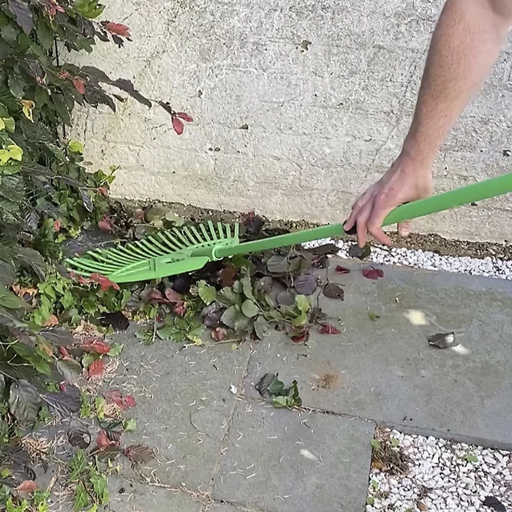 Winslow & Ross 2 in 1 Adjustable Telescopic Leaf Lawn Rake Multi ...