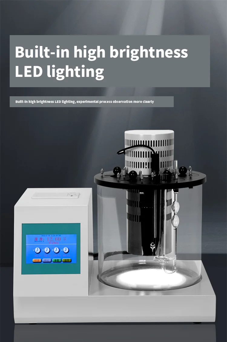 Automatic Petroleum Kinematic Viscosity Tester Constant Temperature ...