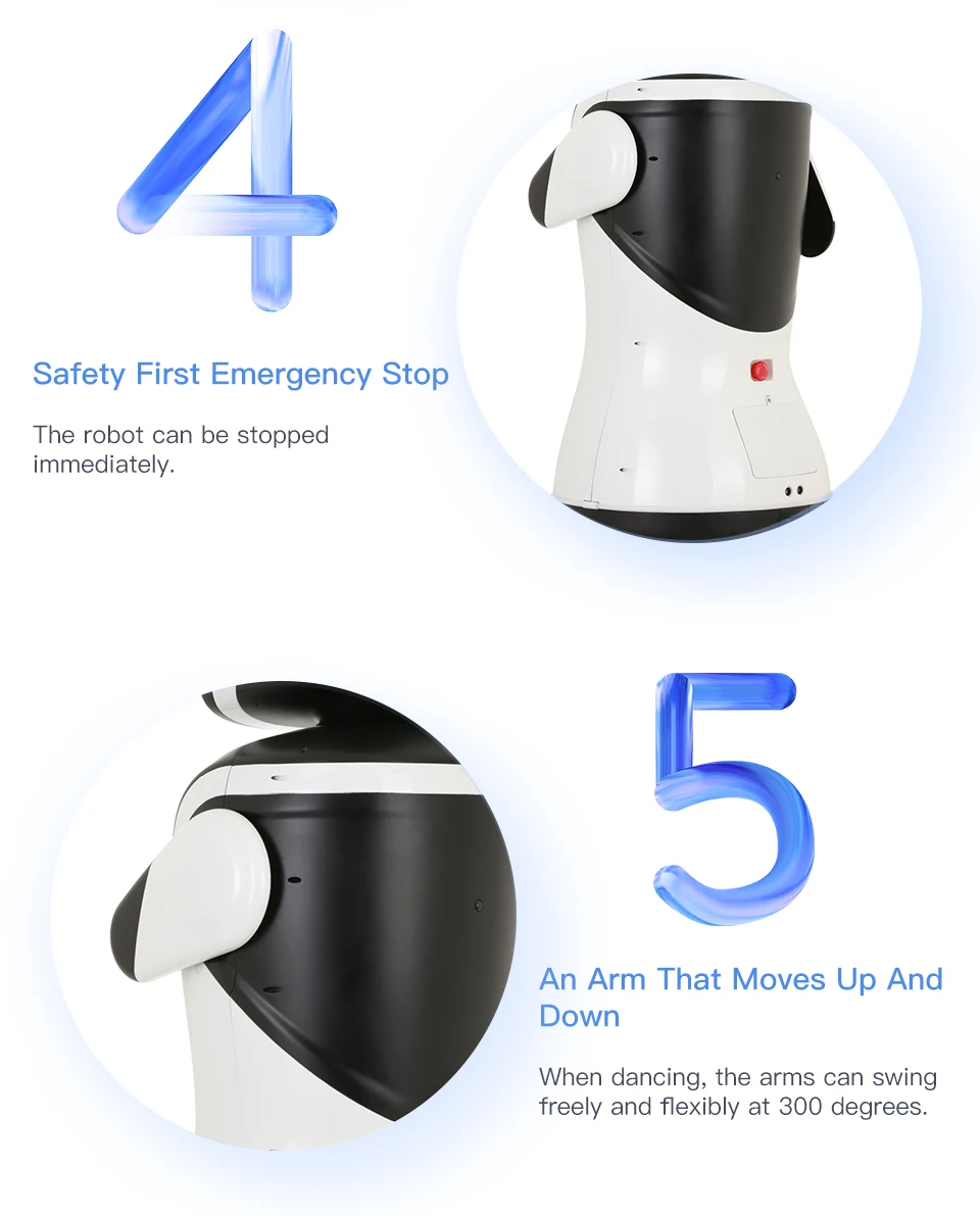 PadBot AI Dancing Greeting Robot for Commercial Use - ODM | Wholesale