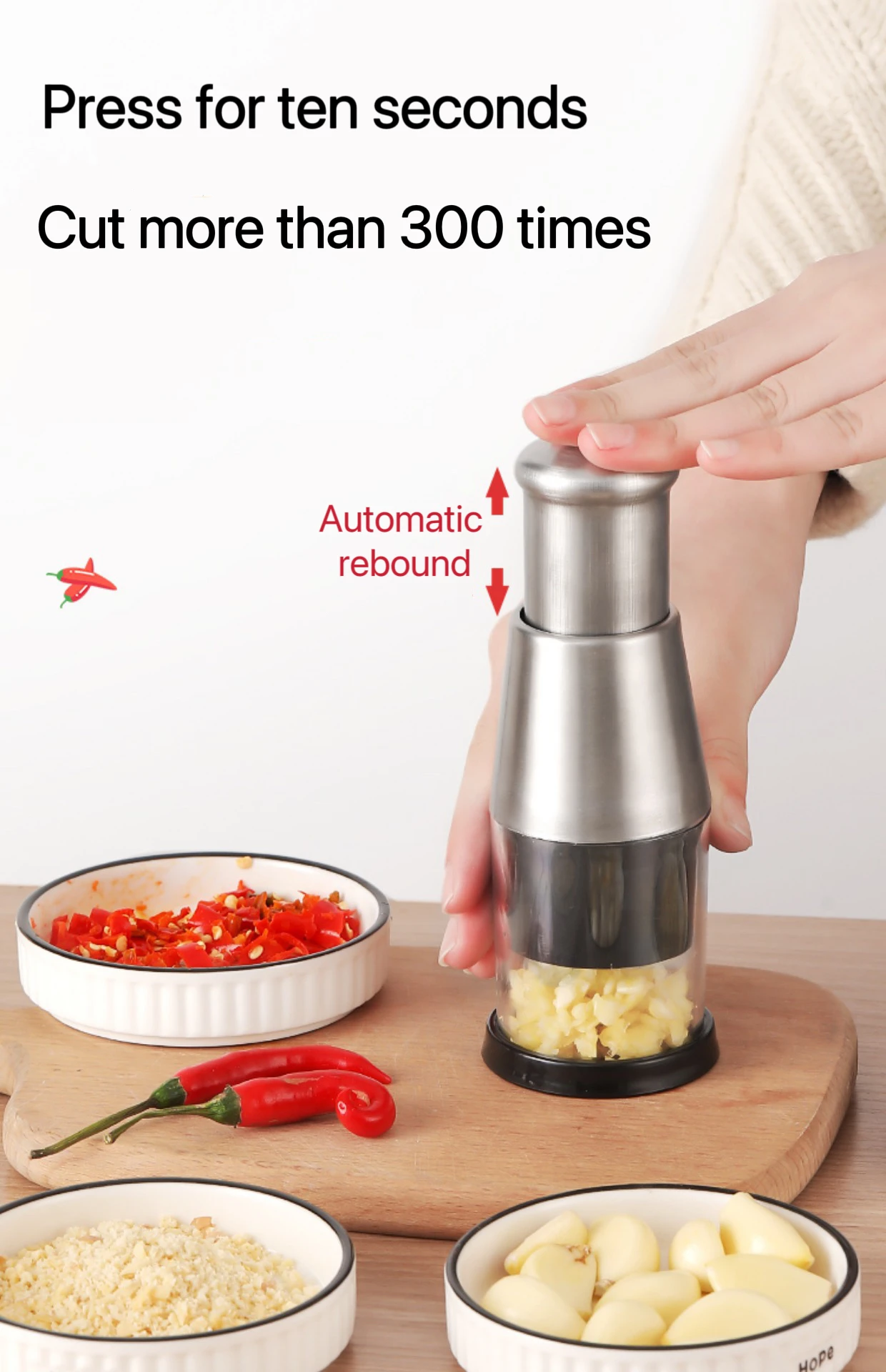 Kitchen Mini Usb Electric Garlic Press Onion Meat Vegetable Chopper ...