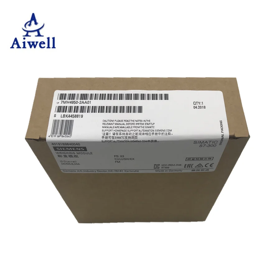 Original Siemens Plc Siwarex U Weighing Electronics Module 7mh4950 ...