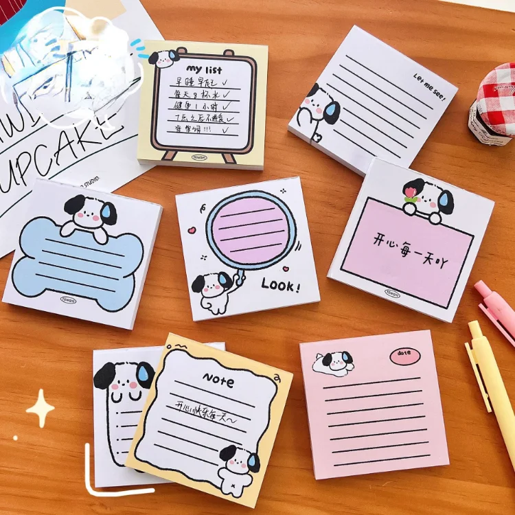 Wholesale Sticky Note Book Cartoon Memo Kawaii Note Student Papeleria ...