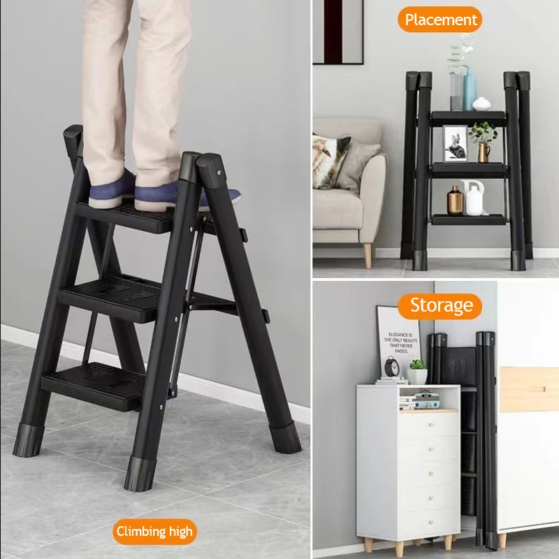 Multifunctional Folding Ladder Strong Load-bearing Capacity Portable ...