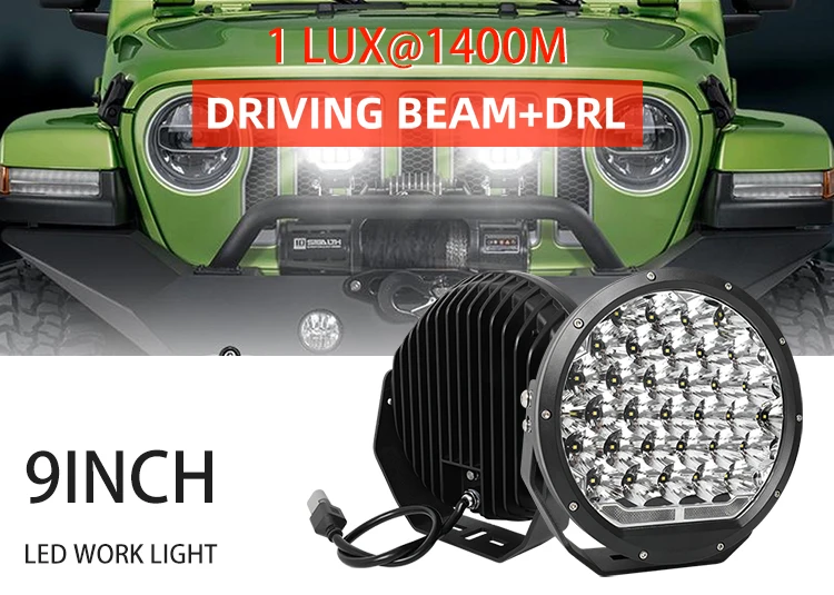 High Power 1400m Super Bright Round Led Driving Light Drl Truck 4wd ...