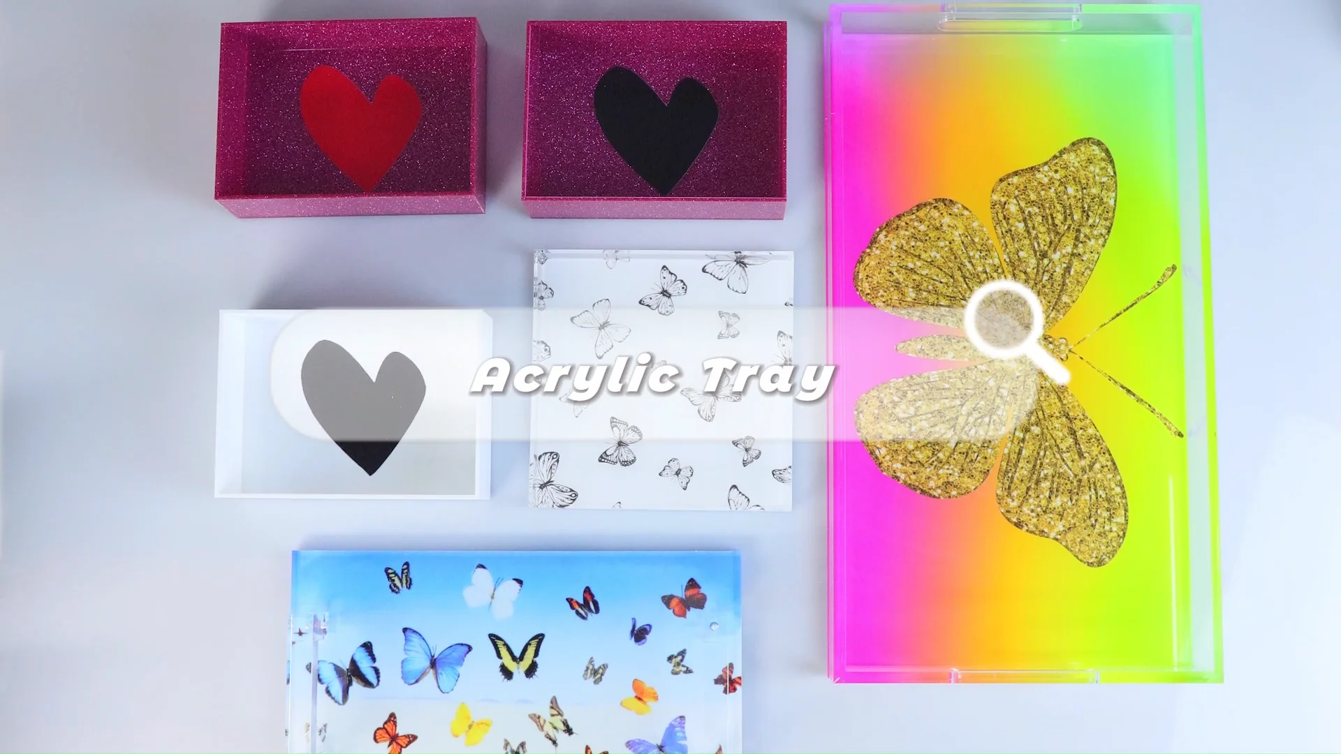 Neon Pink Acrylic Box Frame 1/8" Thick Fluorescent Perpsex Shadow Box ...