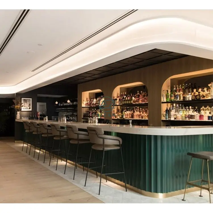 Stunning LED Bar Counter Design for Modern Vip Lounges