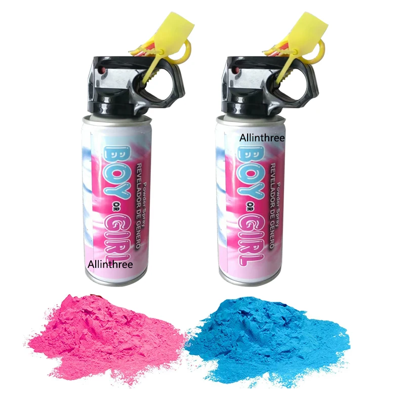 Allinthree Factory Baby Shower Blue Pink Powder Smoke Blaster For ...