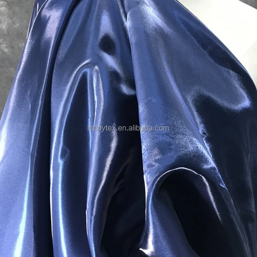 150gsm Metallic Crystal Silk Shiny Luster Liquid Gaza Organza Fabric ...