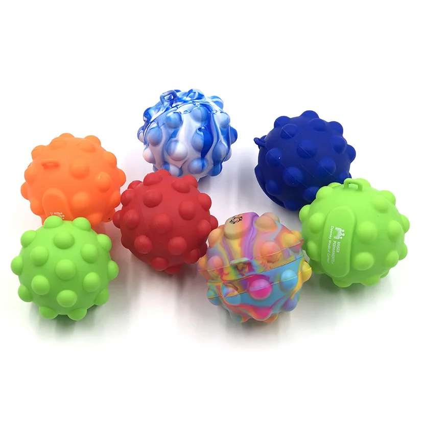 Low MOQ Pop Fidget Stress Ball Custom Logo Squeeze Stress Toy Ball ...