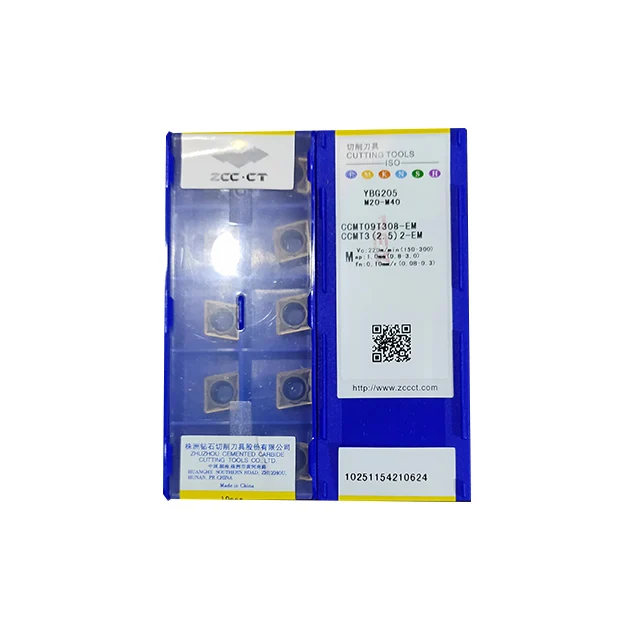 Zccct Scrap Carbide Inserts Ccmt09t308-em Ccmt09t304-em Ybg205 Lathe ...