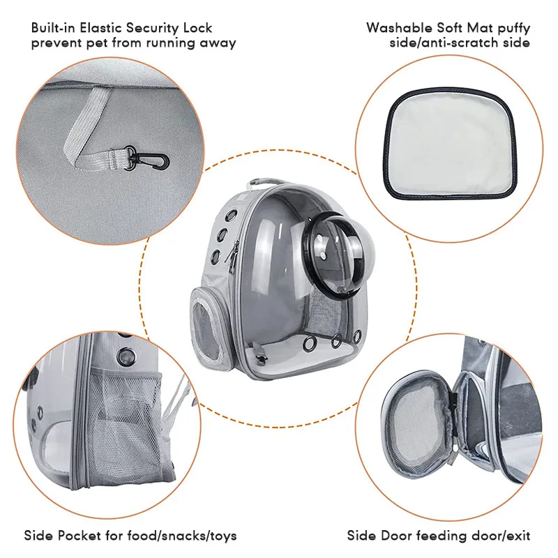 Wholesale Space Capsule Bubble Breathable Travel Pet Backpacks