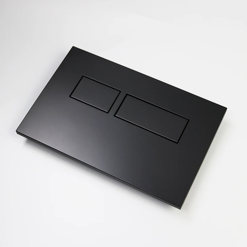 Concealed Water Tank Toilet Flush Plate Concealed Matte Black Toilet ...