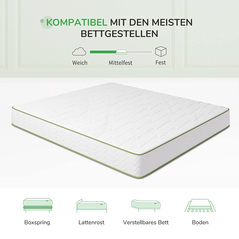 Novilla Double Bed King Size Vacuum Compressed Mattress