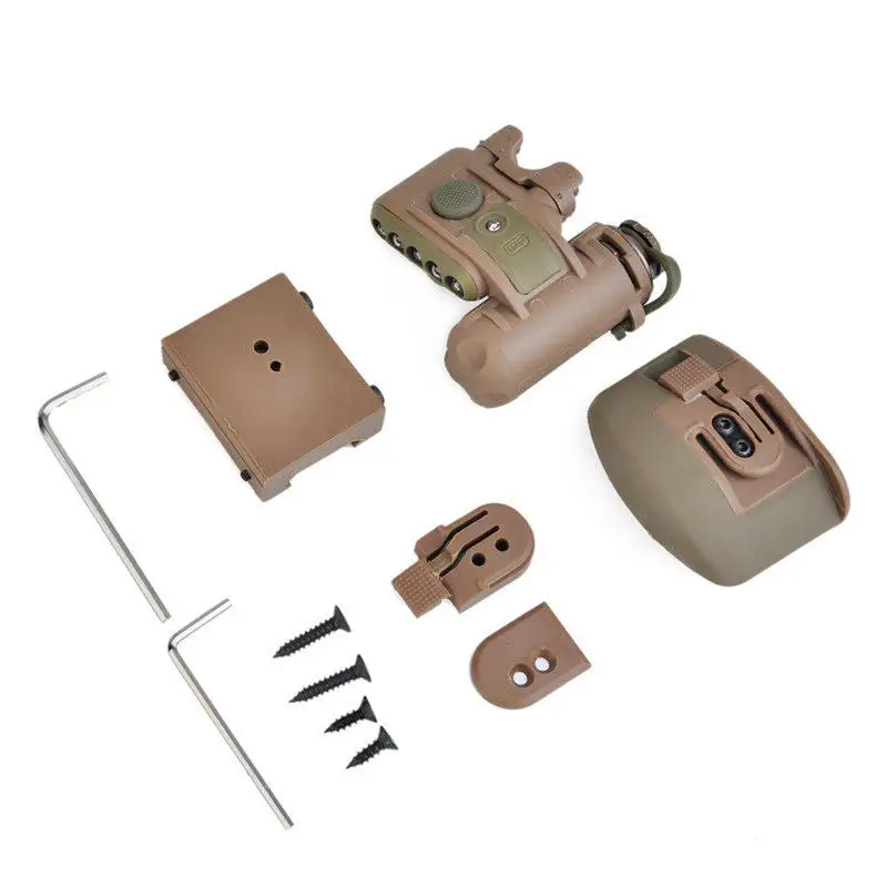 Tactical Helmet Flashlight Head Lamp Iff Signal Survival Illumination ...