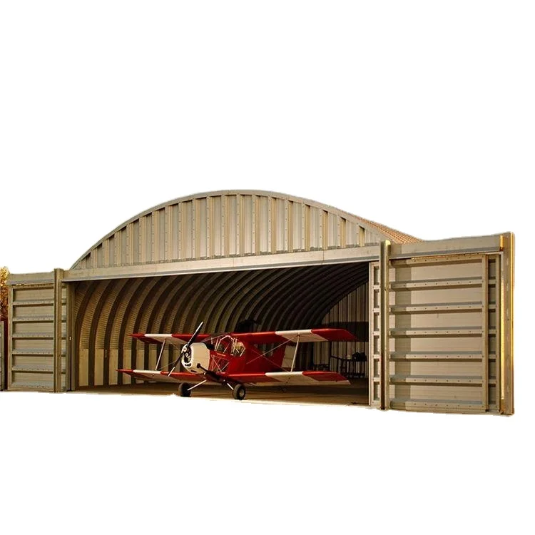 Modern Design Prefabricated Steel Hangar Warehouse Pre-Engineered Plant ...