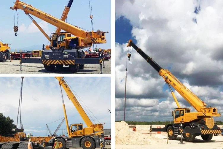 90T Rough Terrain Crane Parts Names - XCR90 by X Brand