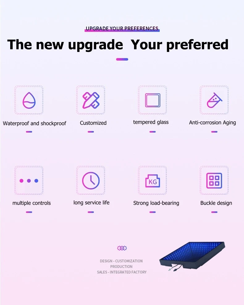 3d Infinity Mirror Video Stage Light Led Dance Floor - Buy Dance Floor ...