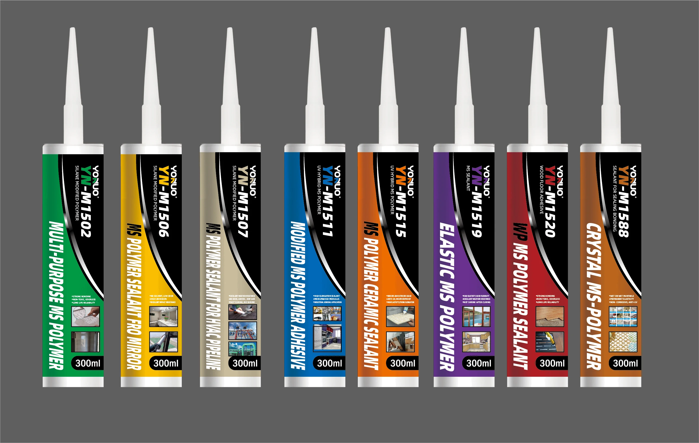 Ms Polymer Sealant Acetic Silicone Sealant Grass Glue - Buy ...