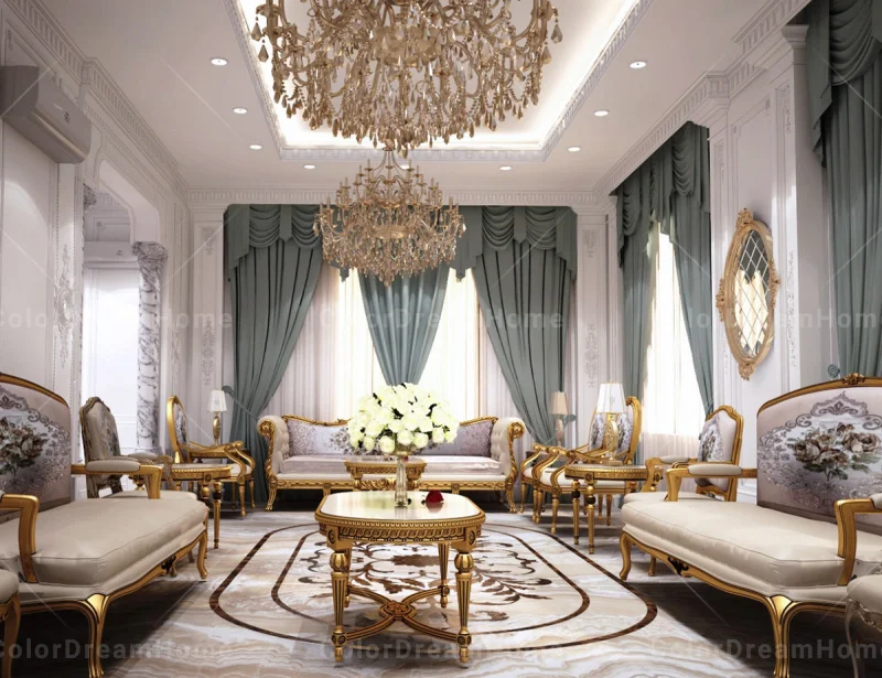 Classic Style Saudi Arabic Majlis Sofa Luxury Solid Wood Majlis Sofa ...