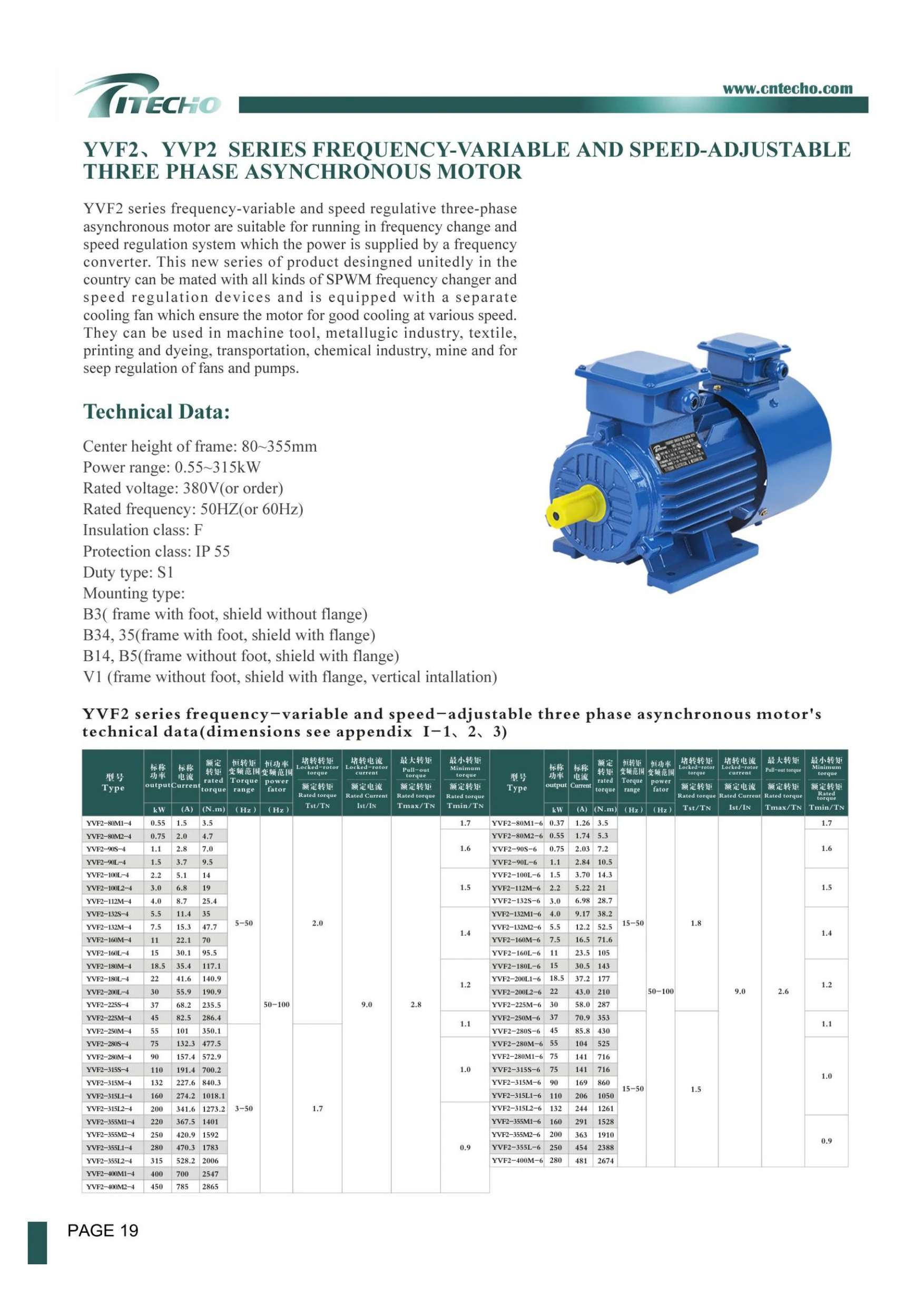 Asynchronous Three-phase Variable Frequency AC Power Supply 40hp 380V ...