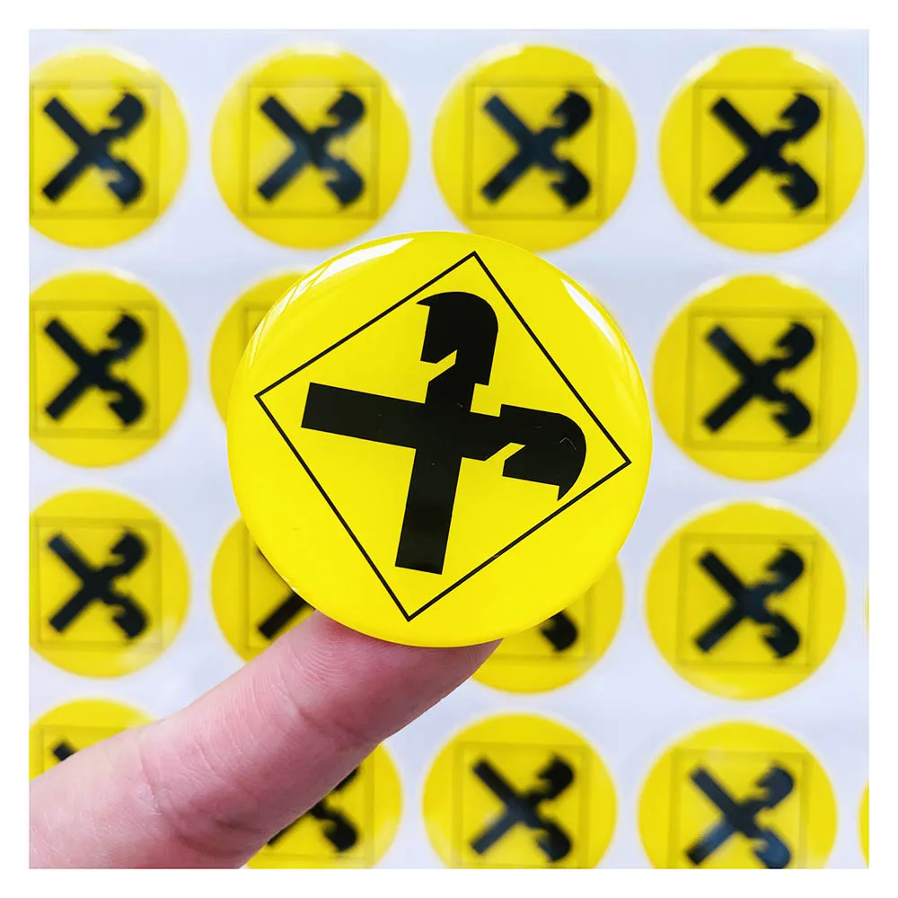 Custom Epoxy Sticker Printed Waterproof Logo Dome Labels Epoxy Crystal ...