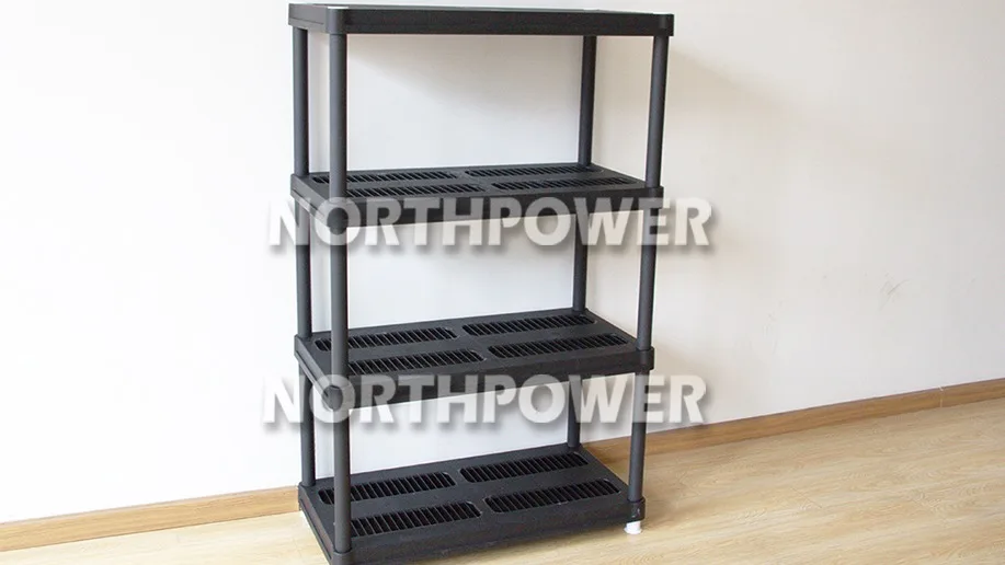 Heavy Duty Od 36x18 Inch 3 Tire Plastic Shelf Industrial Storage Rack ...