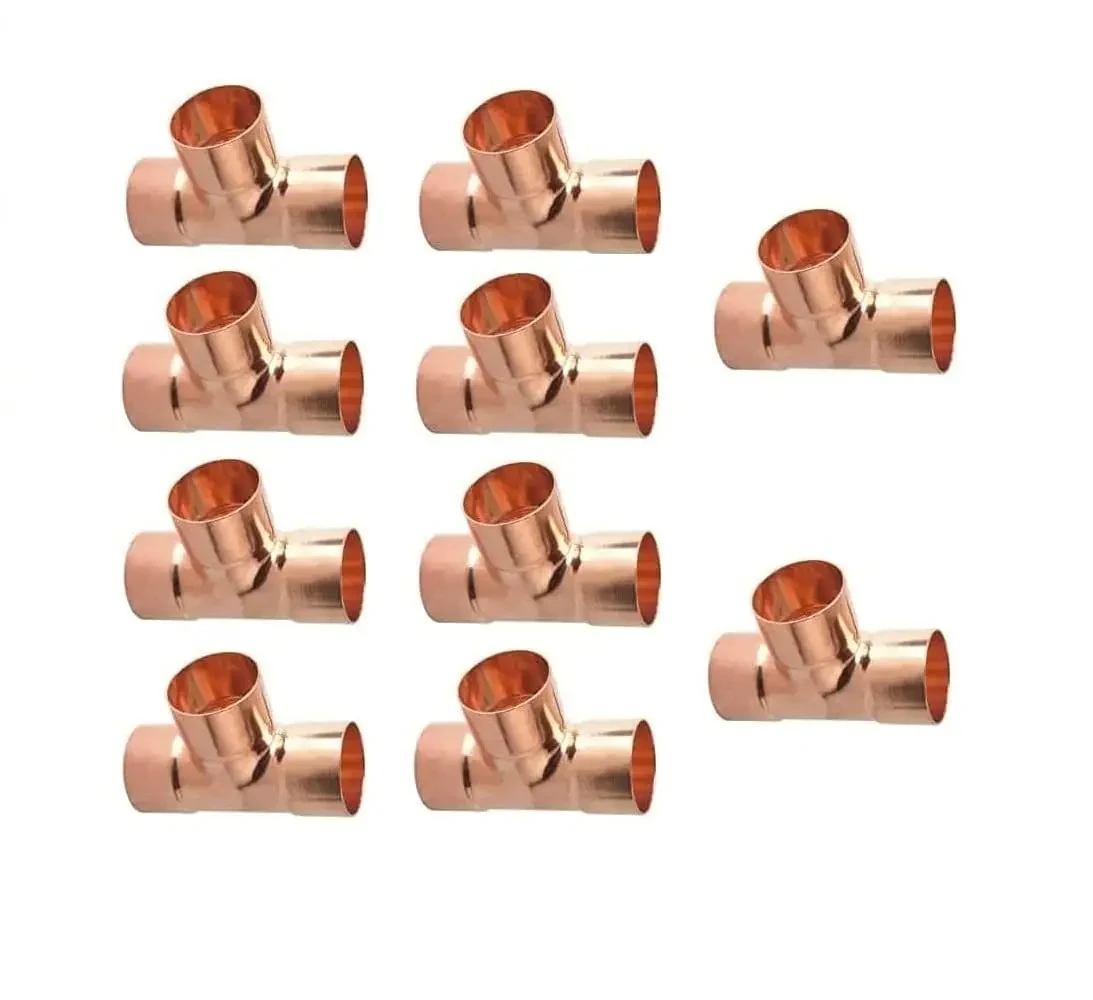 Ez-fluid Copper Tee,C X C Lf Sweat Solder Copper Tee,Pressure Copper ...