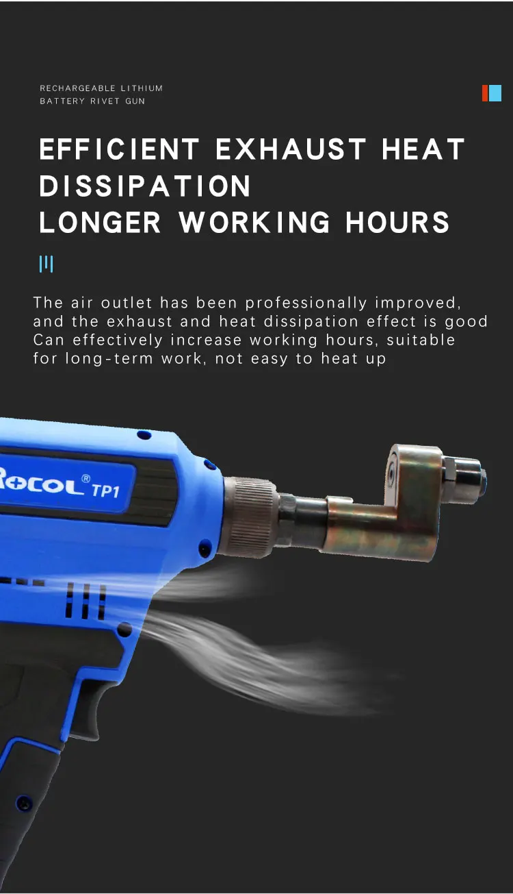Special Offset Head Design Pneumatic Air Rivet Gun Rl-tp1 Powerful Pull ...