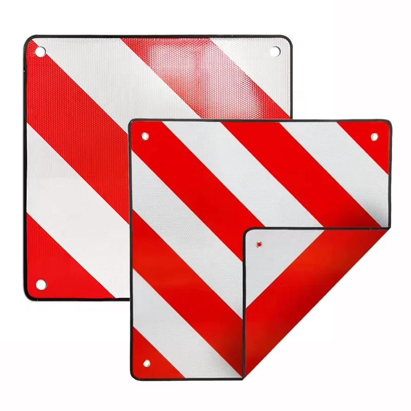 Reflective Slow Moving Warning Vehicle Sign Aluminum Car Truck Rear ...