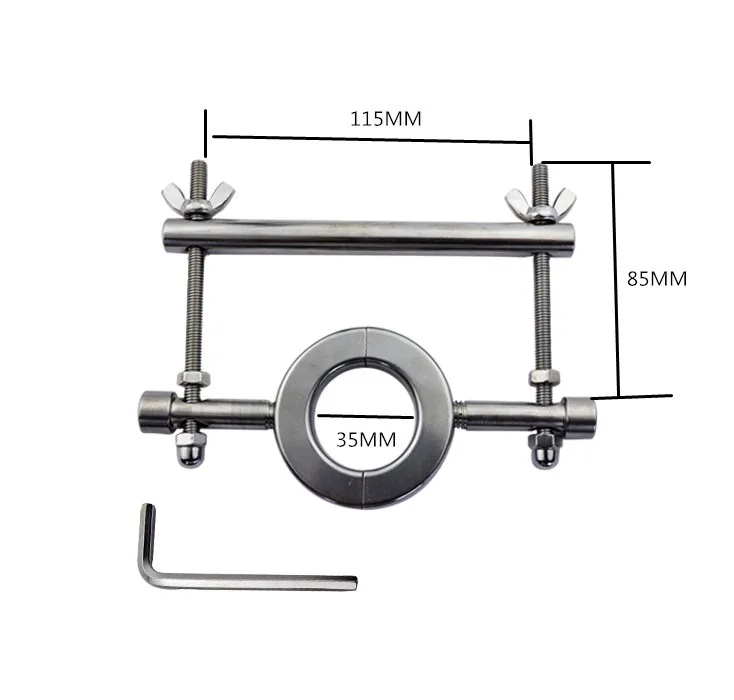 Adjustable Ball Stretcher - Scrotum & Testicle Stretch CBT Device