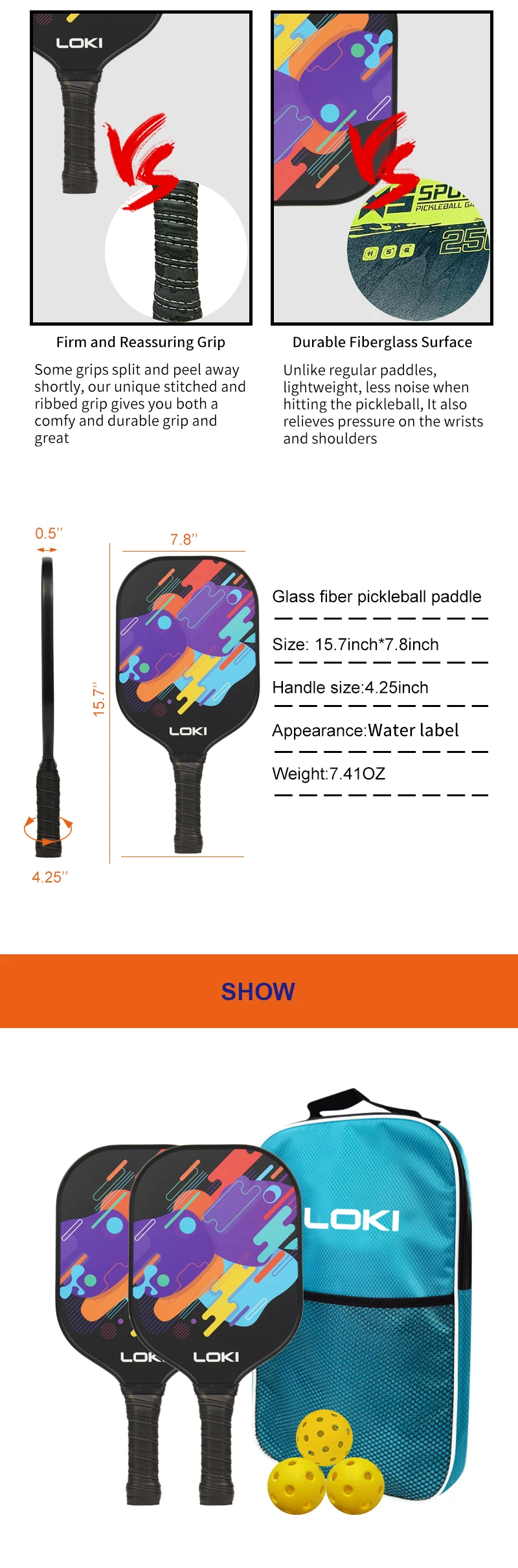 Loki Custom Pickle Ball Paddles Set Professional Manufacturer ...