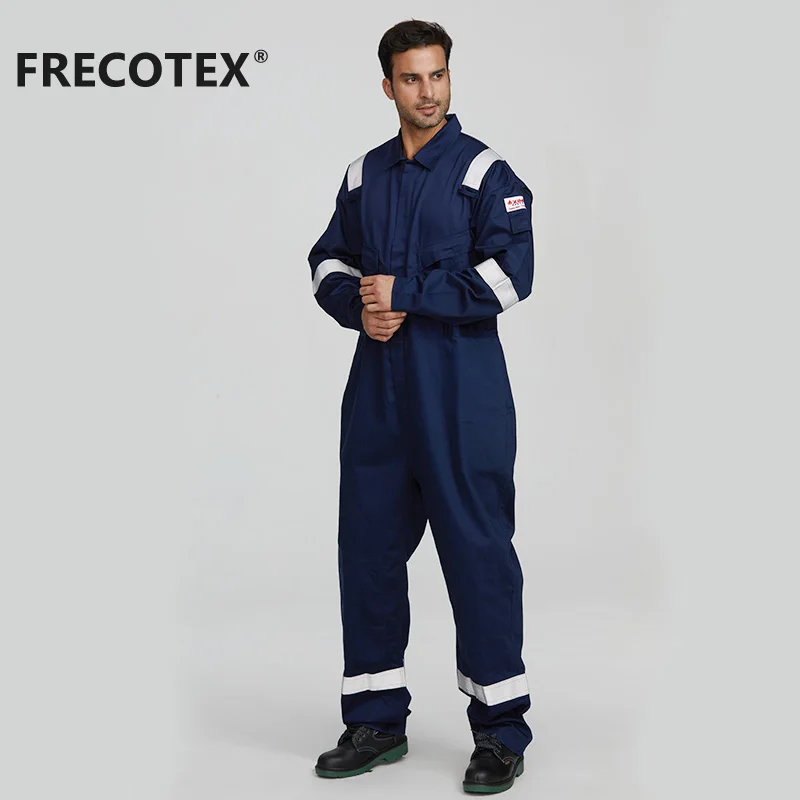 Wholesale Men Black Safety Fire Retardant Coverall Industrial Workwear ...