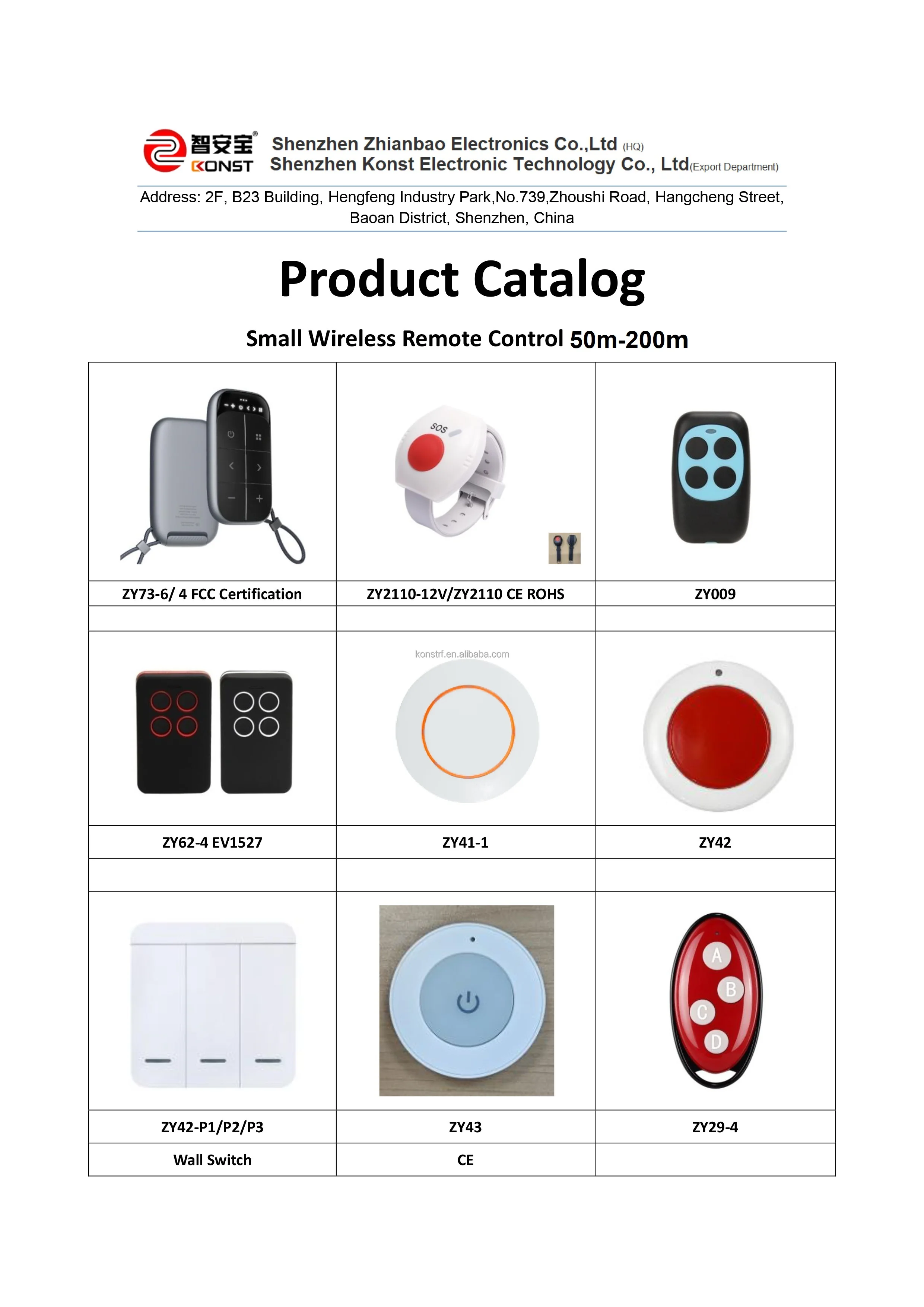 Factory Lowest Price Products Catalog Rf Wireless Transmitter Universal ...