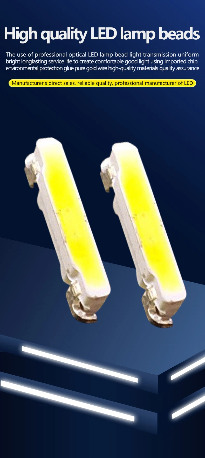 Factory 020 Side View Cool White Light Emitting Diode 1800 Mcd 020 Led ...