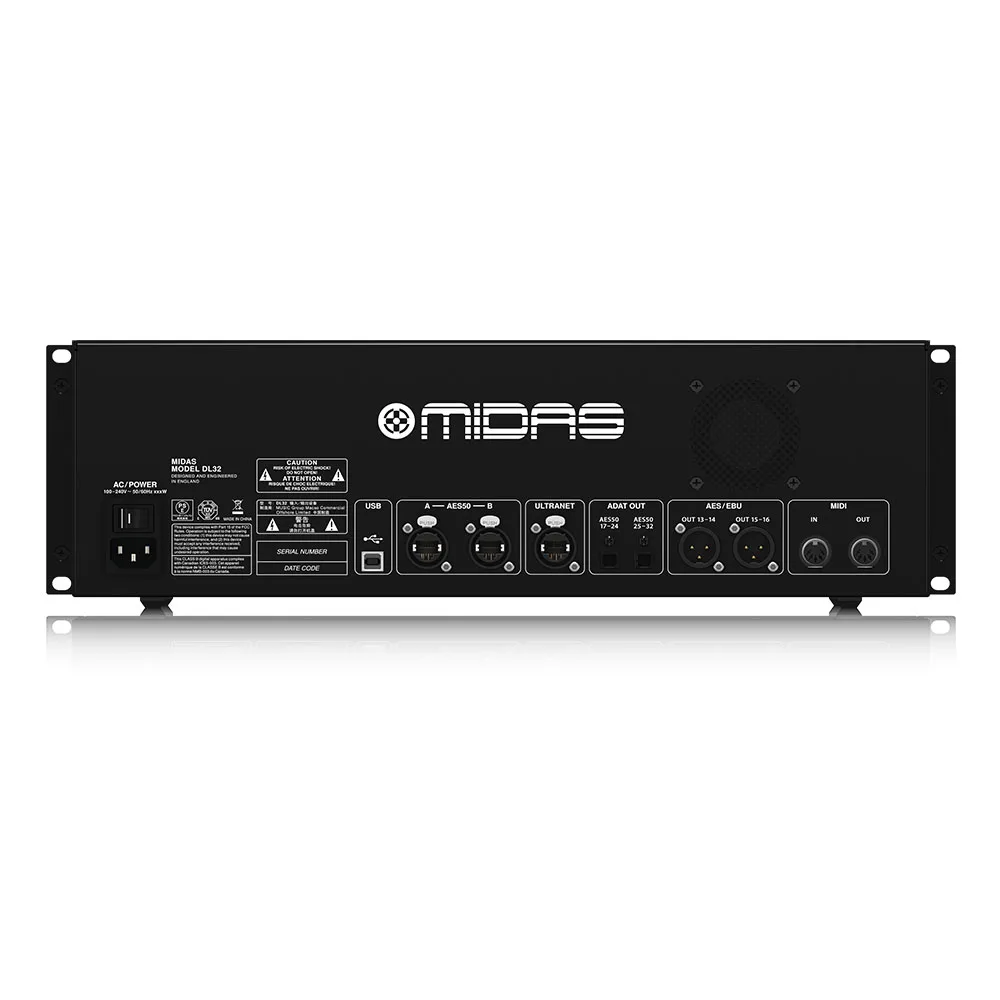 Midas DL32 Stage Box for M32 Mixer - 32-Input Sound System Equipment