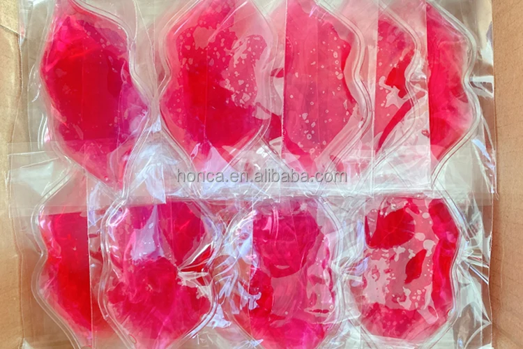 Lip Shaped Cool Pack with Glitter - Ideal for Rehabilitation
