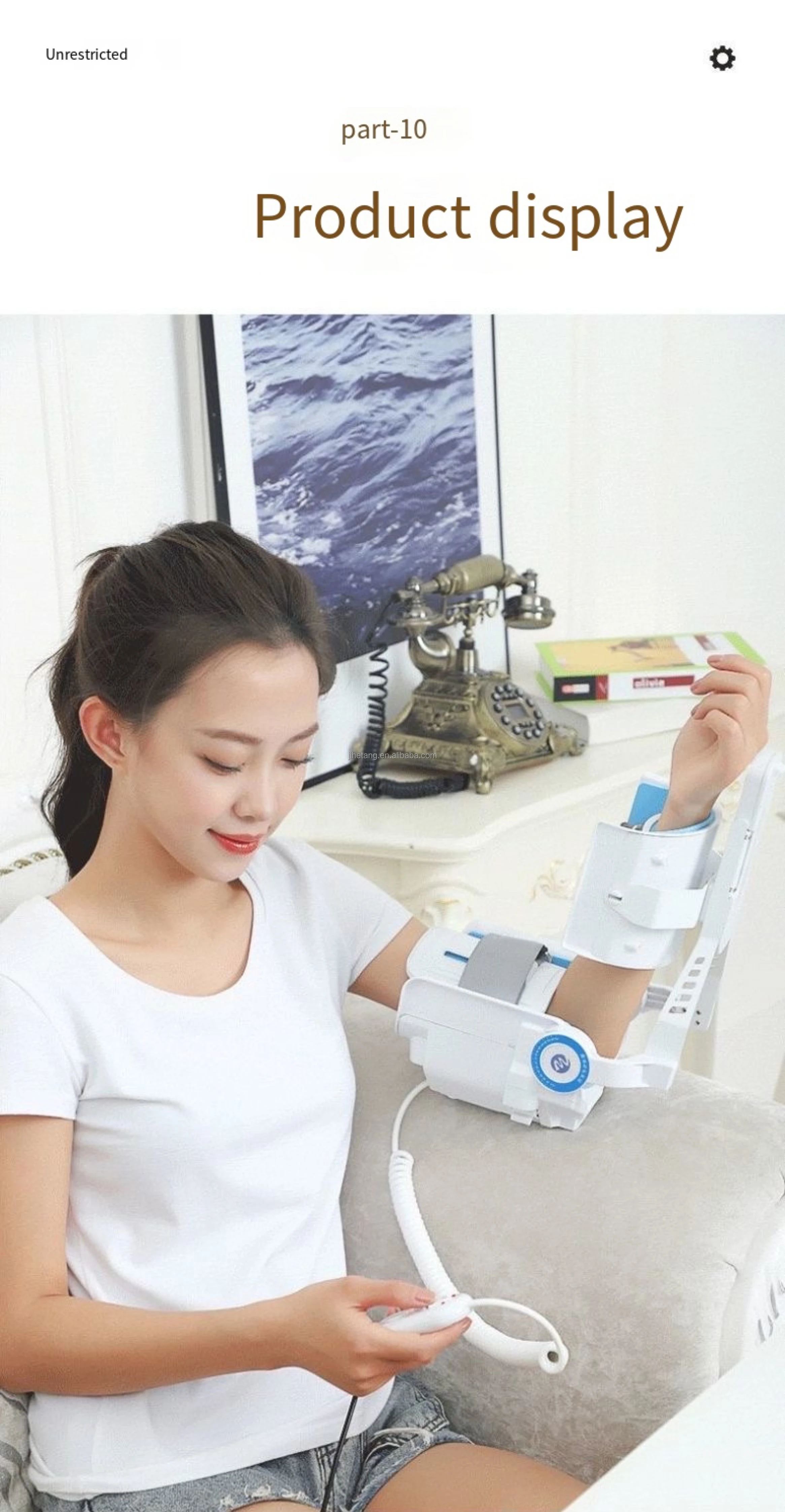 Elbow Joint Flexion and Extension Training Device for Rehabilitation