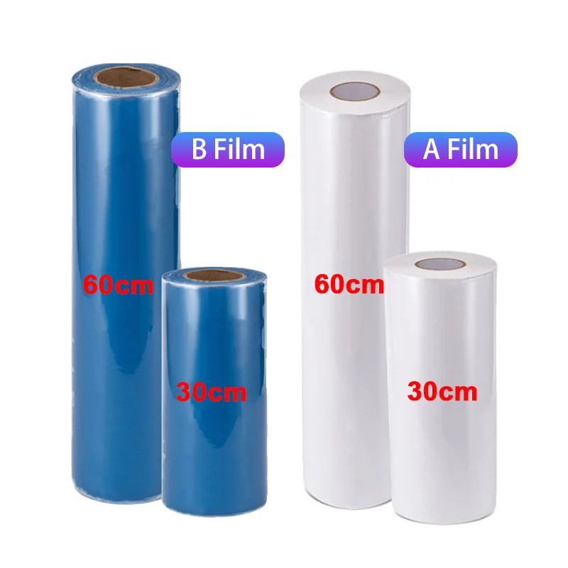 Transparent UV DTF AB Film Transfer Film Sheet Roll UV DTF Sticker for ...