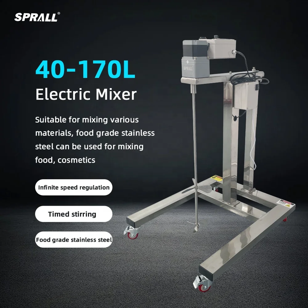 SPRALL Industrial Liquid Mixer - Efficient & Safe Agitation