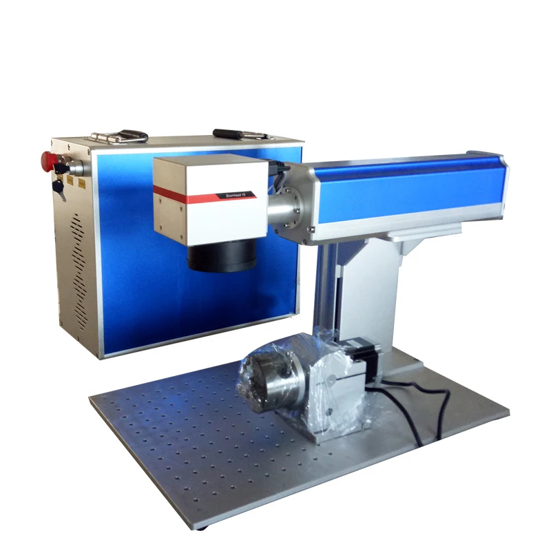 20w And 50w Metal Plate Laser Equipment Fiber Laser Engraver & Marking ...
