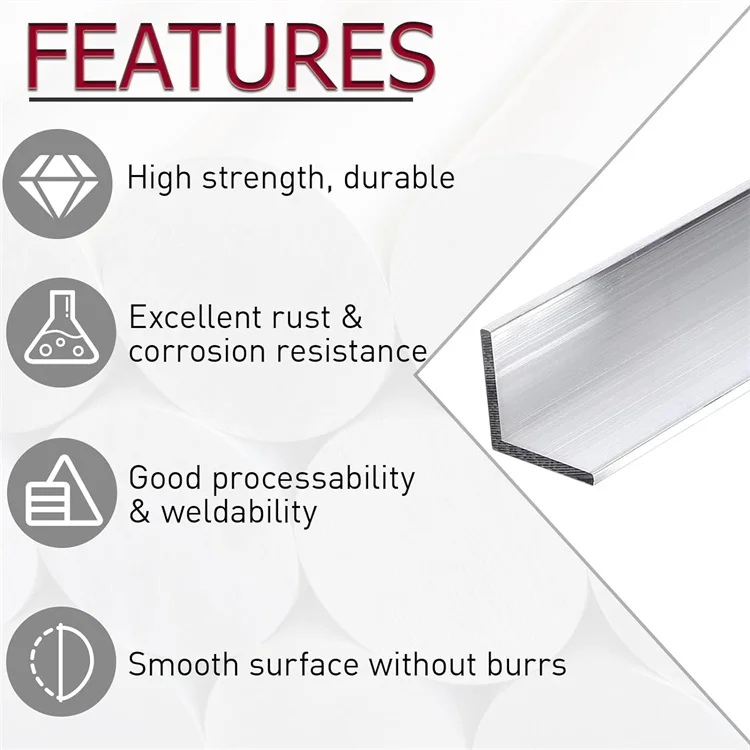 Industrial Extruded Aluminum L-shaped Angles Profile Metal Wall Guard Trim - Buy Aluminum ...