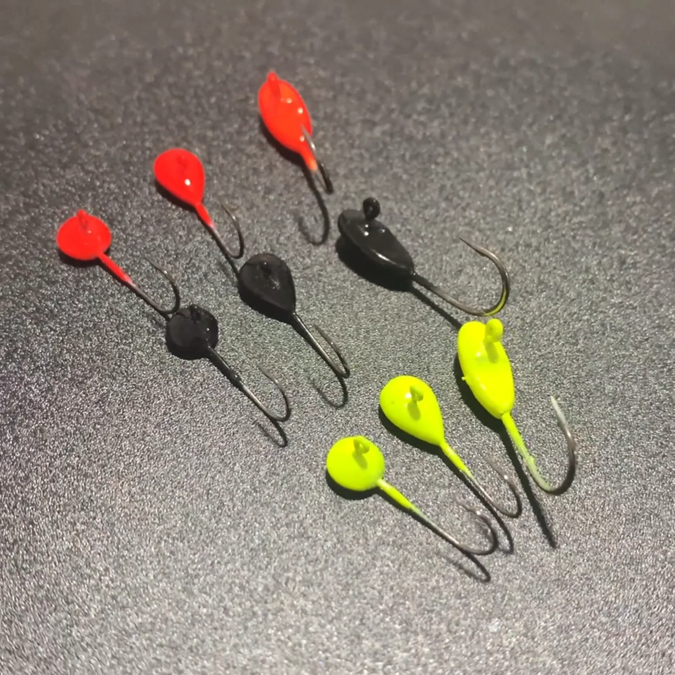 Spinpoler 0,5g 0,7g 1,1g Micro Ajing Jig Head Anzuelo De Pesca Plomo ...