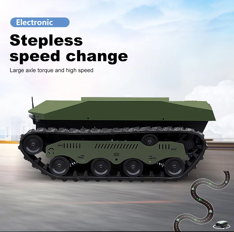 300kg Payload Custom Ip65 Tank Crawler Robotic Chassis Platform ...