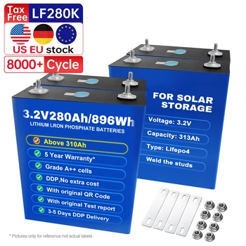 6000+cycle 300Ah 320Ah 280Ah Lifepo4 Battery Cells EU US Stock